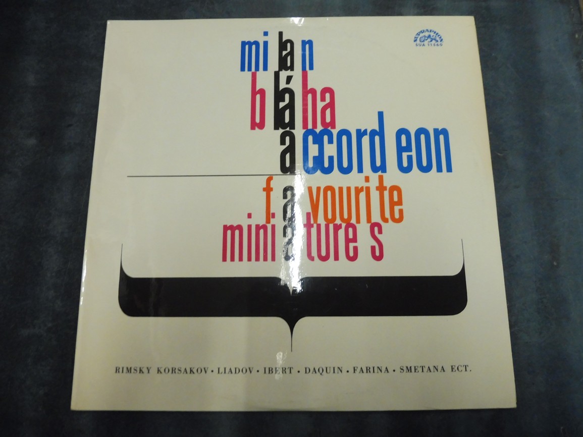 Bláha Milan - Milan Bláha a acordeon (Favourite miniatures ...